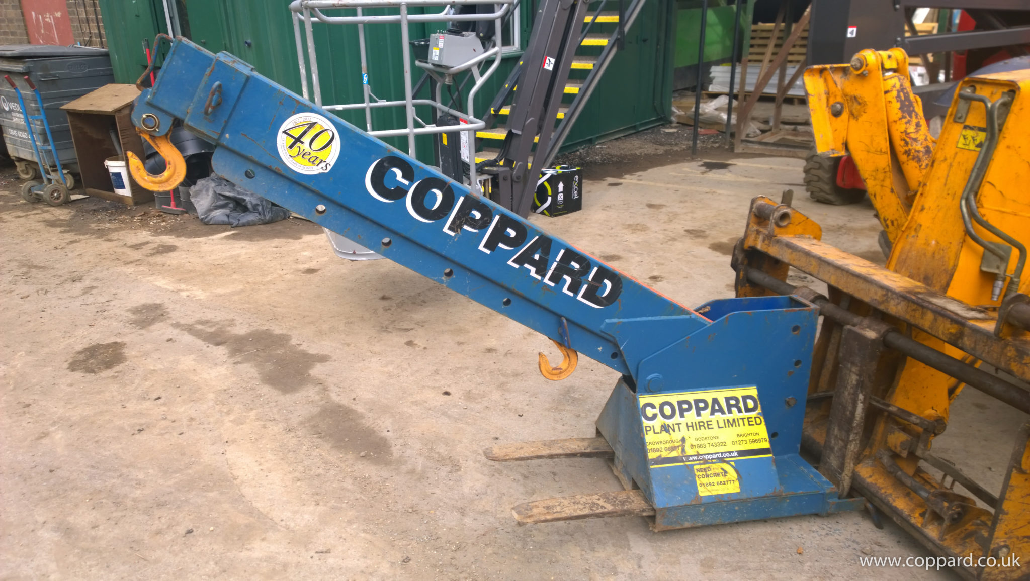 Forklift Crane Hook - Coppard Plant Hire Ltd