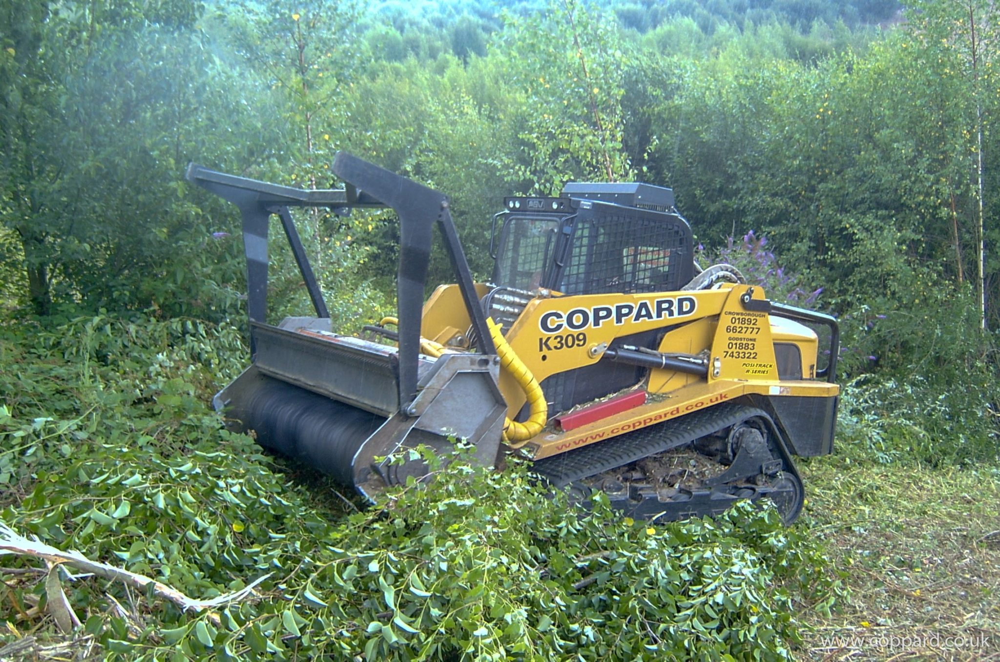 Posi-Track - RC100 with mulching flail - Coppard Plant Hire Ltd