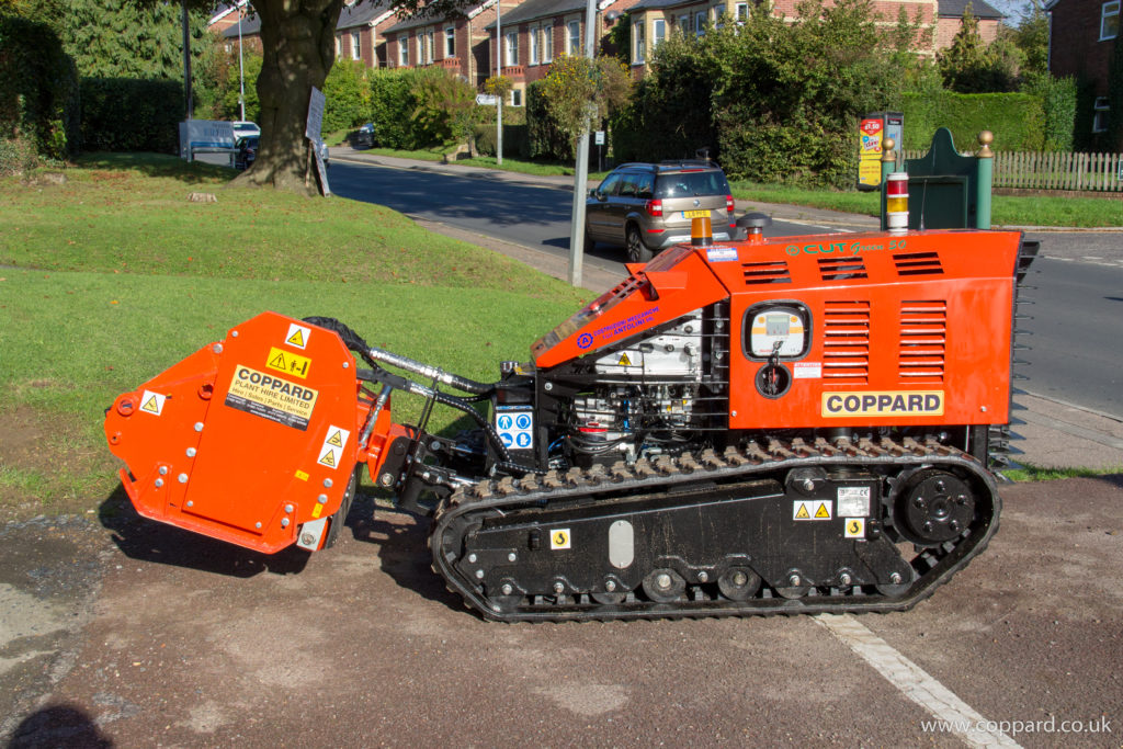 Remote Control Flail Mower (Operated Hire Only) - Coppard Plant Hire Ltd