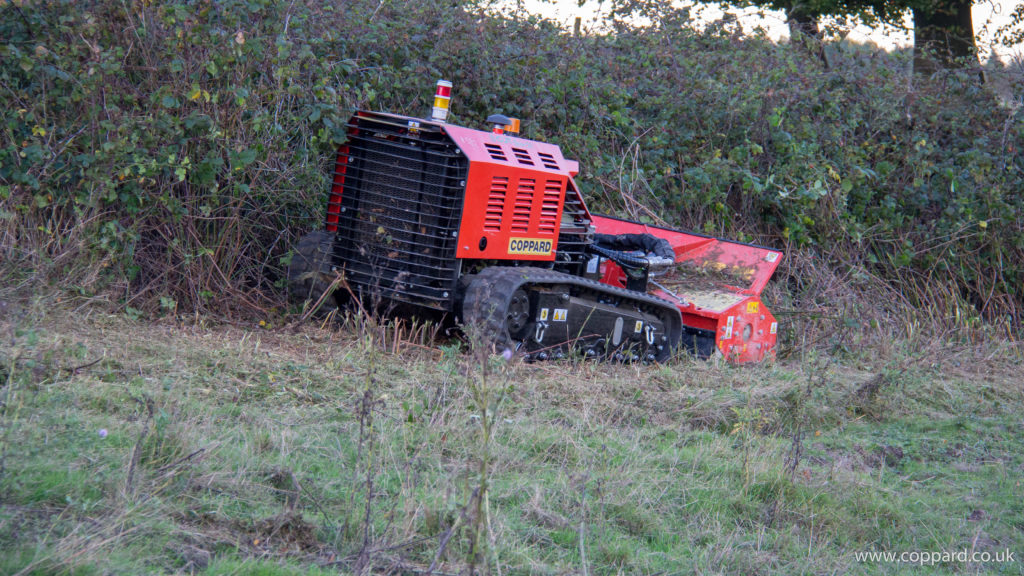Remote Control Flail Mower (Operated Hire Only) - Coppard Plant Hire Ltd