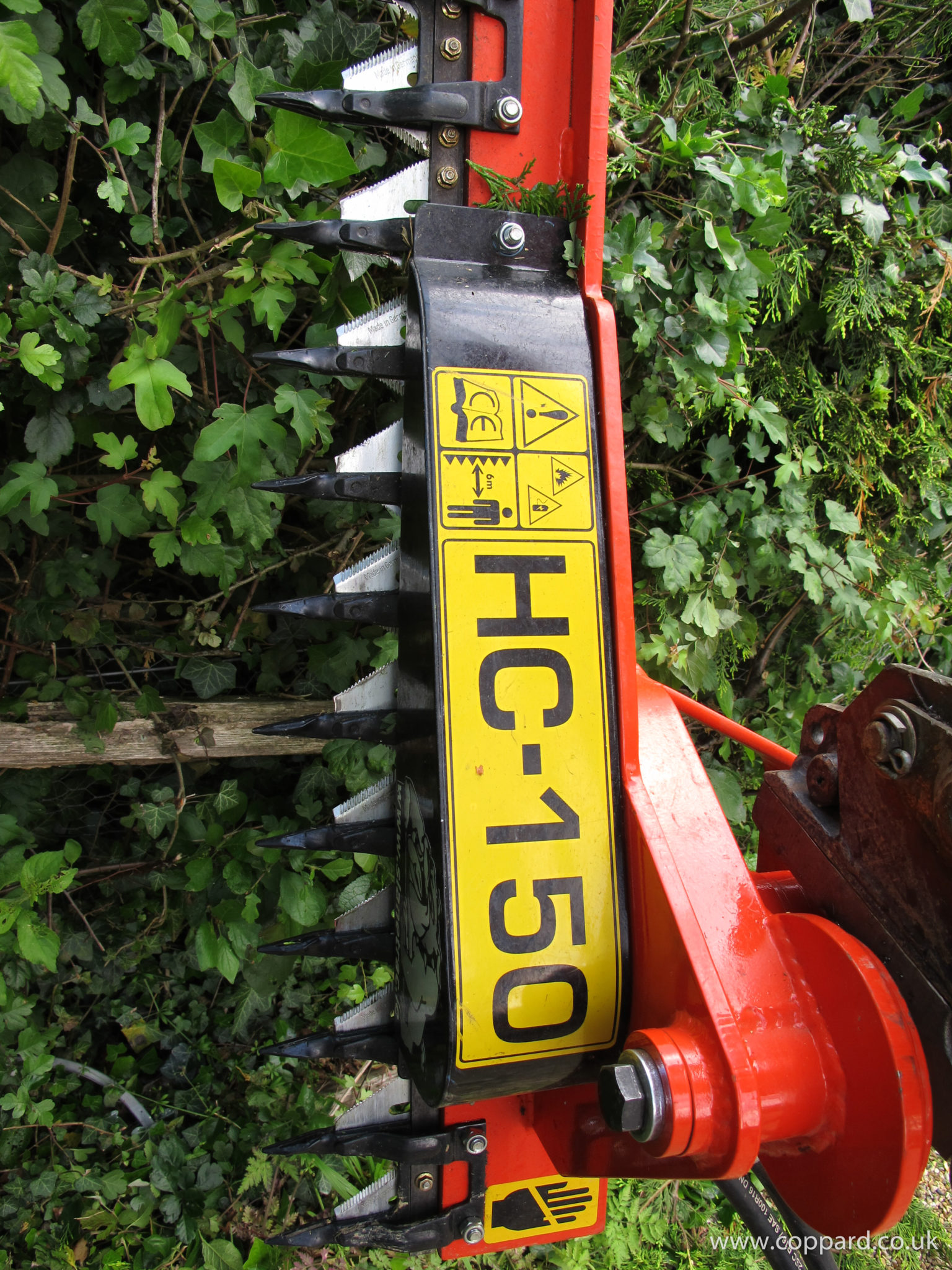 Excavator with Slane Hedge Cutter - Coppard Plant Hire Ltd