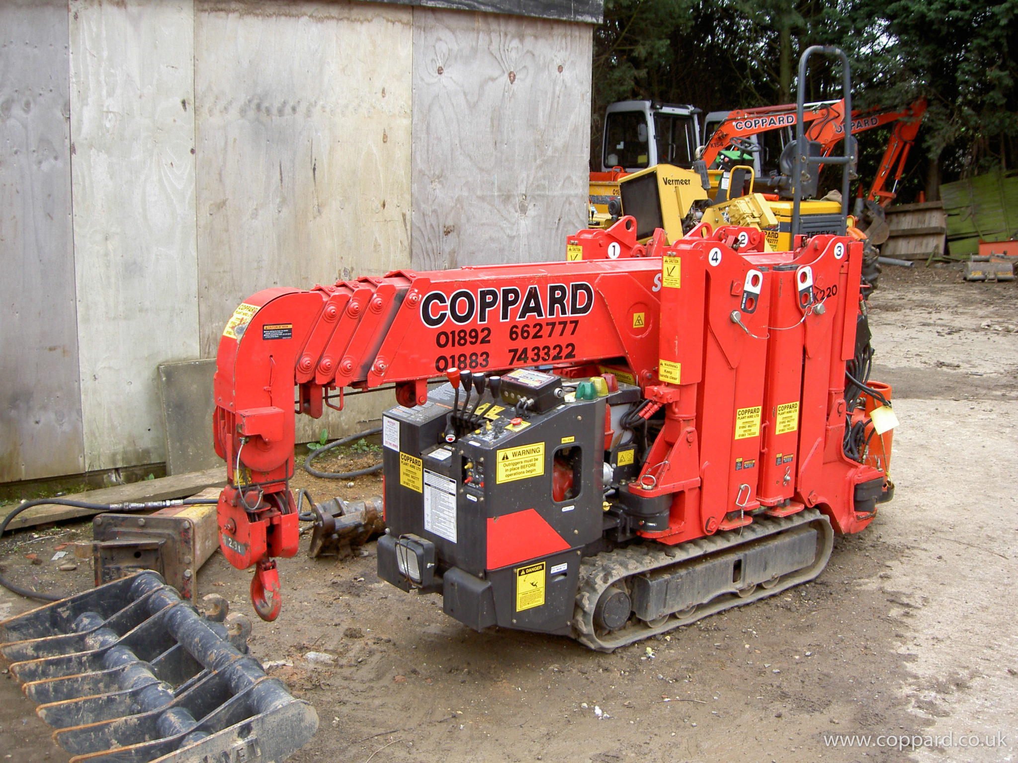Spider Cranes - Coppard Plant Hire Ltd