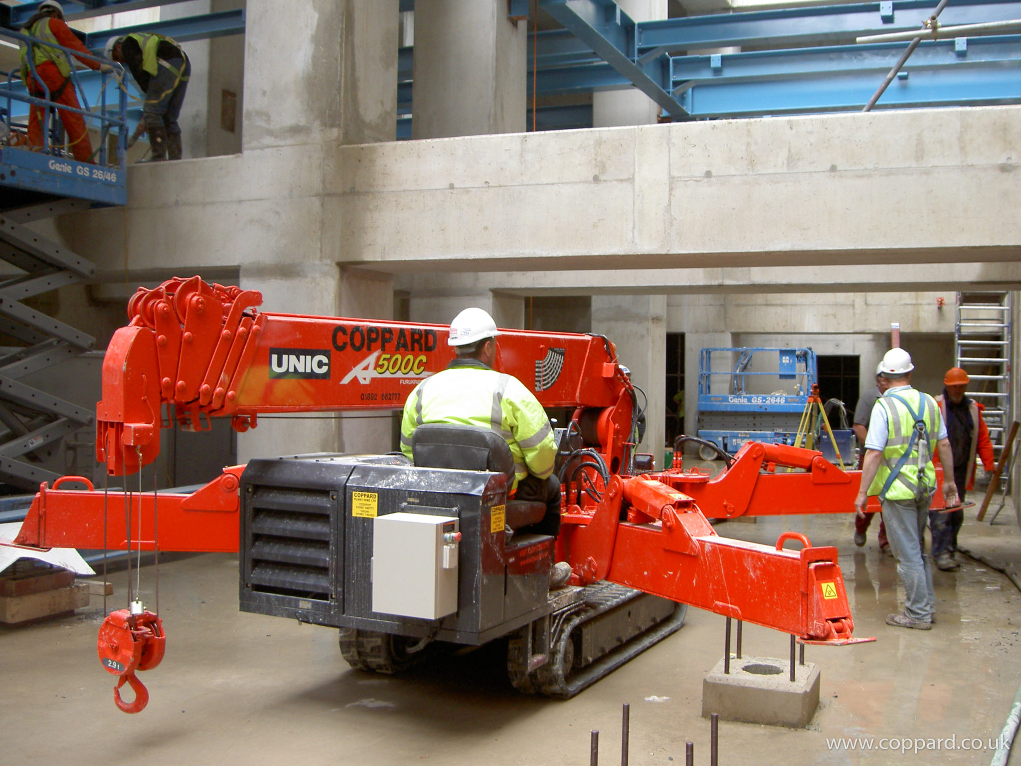 UNIC URW-506C Spider Crane - RT - NA - Diesel or Electric - RCU ...