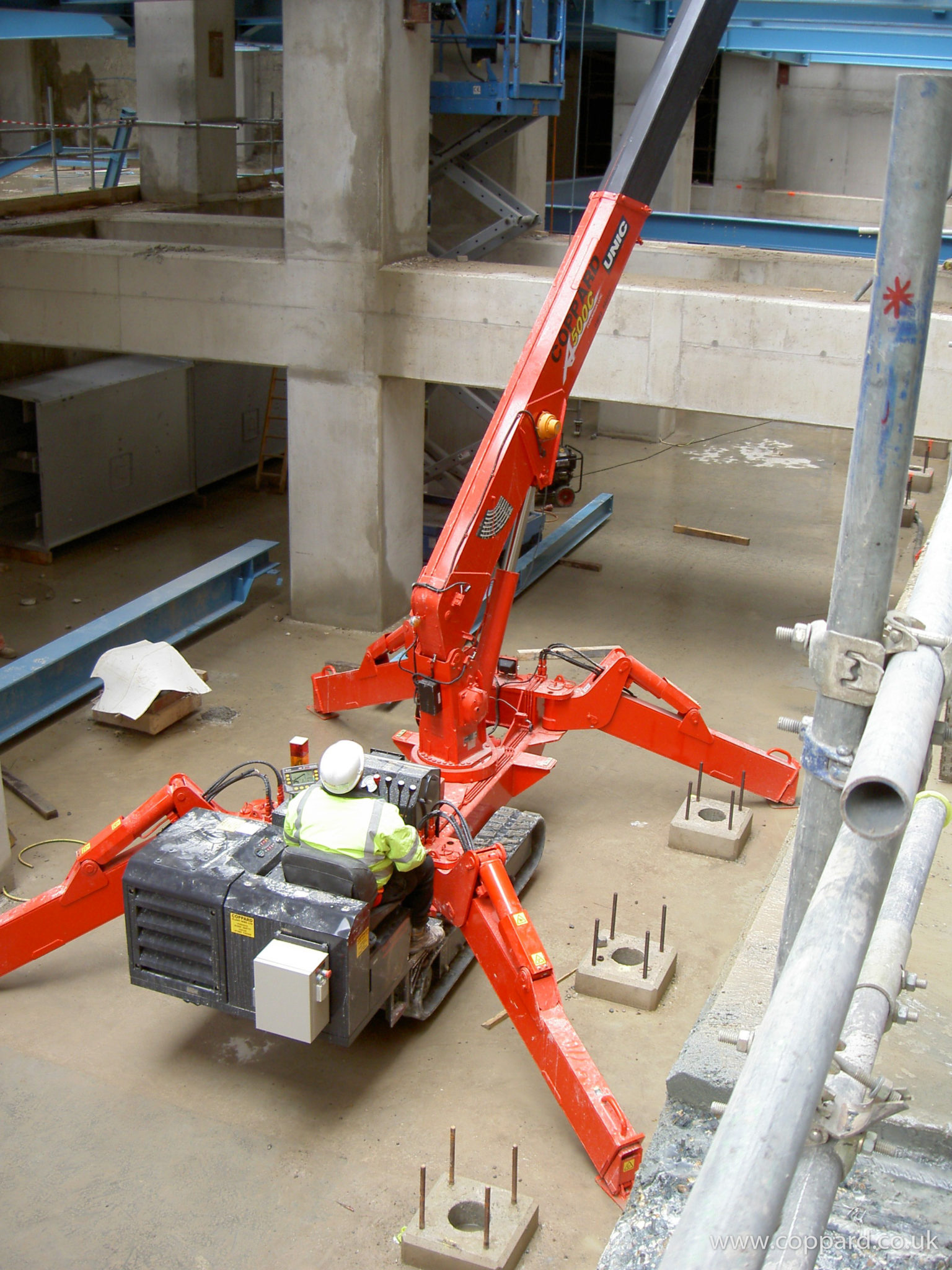 UNIC URW-506C Spider Crane - RT - NA - Diesel or Electric - RCU ...
