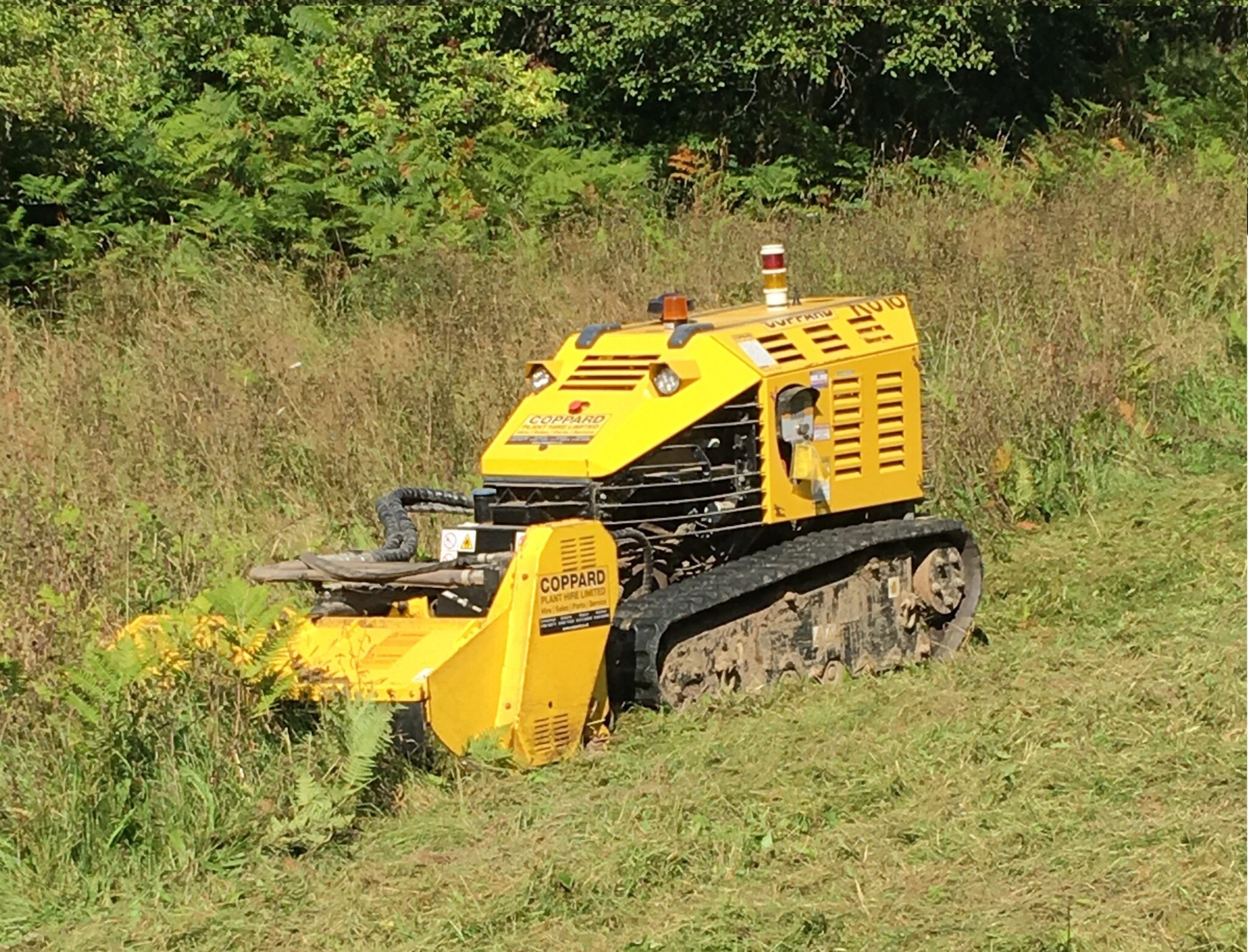 Remote Control Flail Mower (Operated Hire Only) - Coppard Plant Hire Ltd