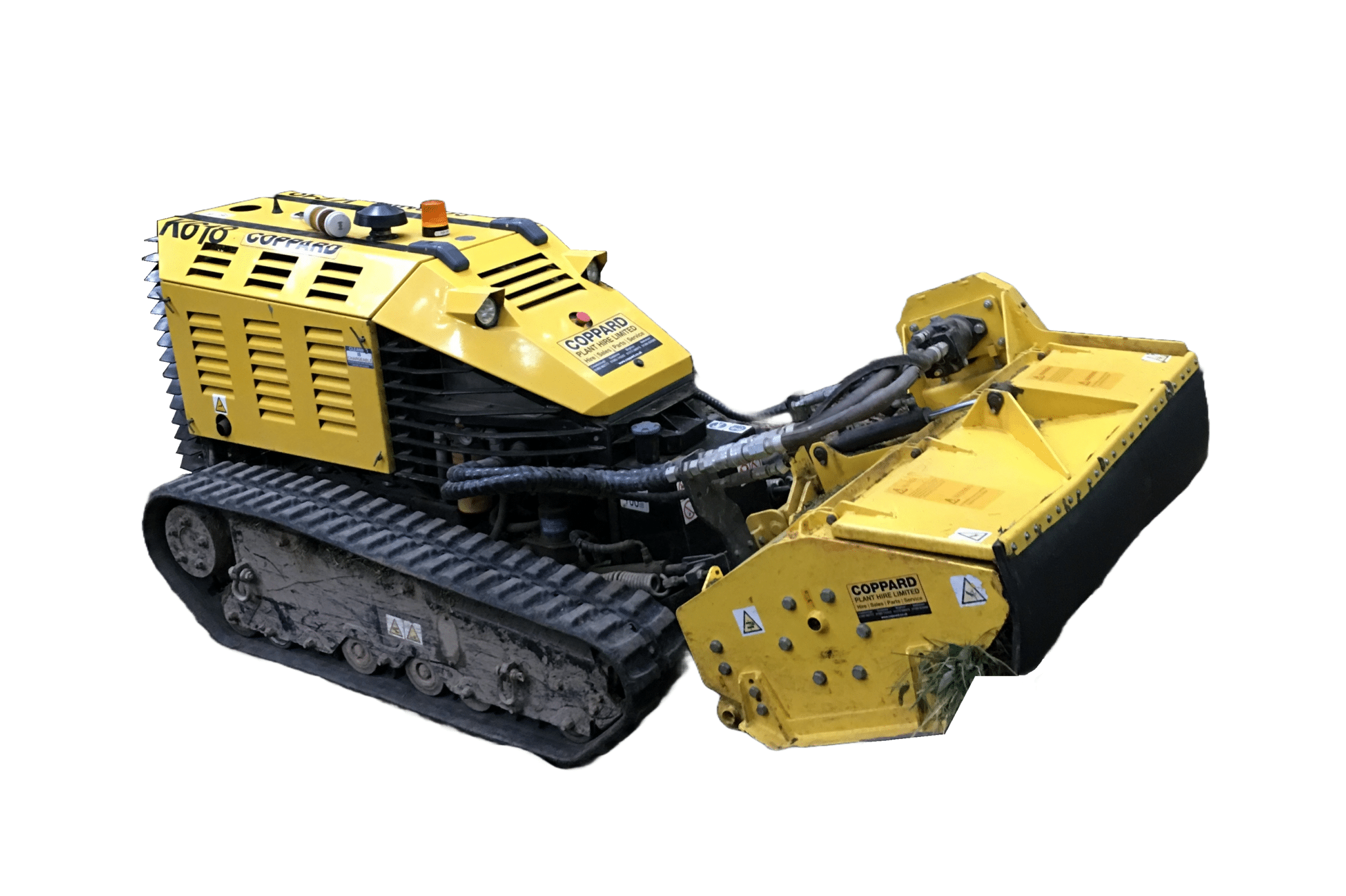 Remote Control Flail Mower (Operated Hire Only) - Coppard Plant Hire Ltd