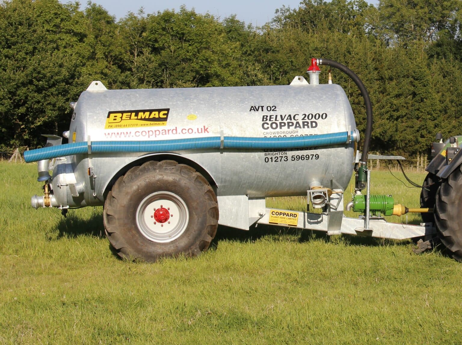 Slurry Vacuum Tanker - 1500 Gallon capacity - Trailer - Coppard Plant ...