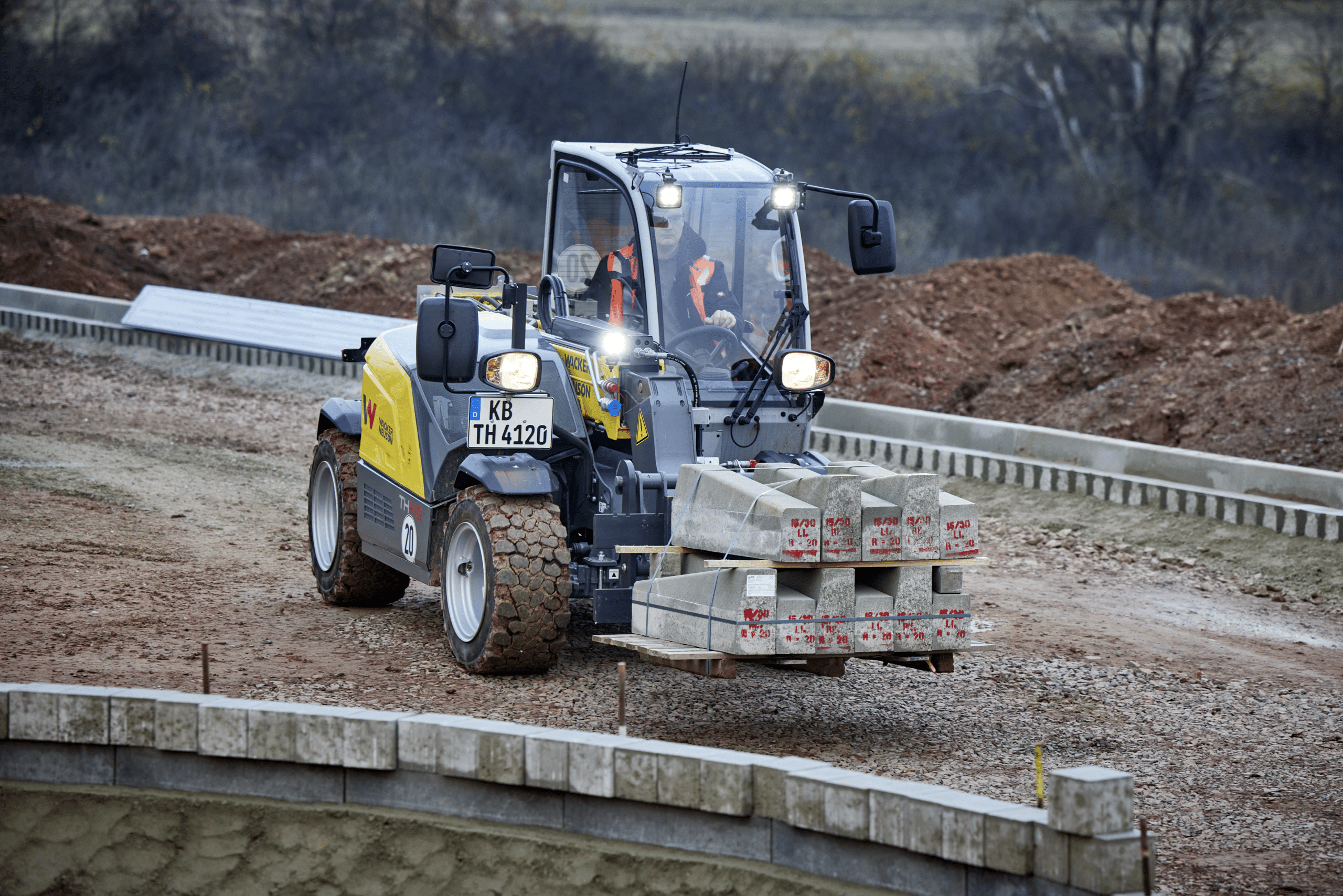Wacker Neuson Telehandler TH412 - Coppard Plant Hire Ltd