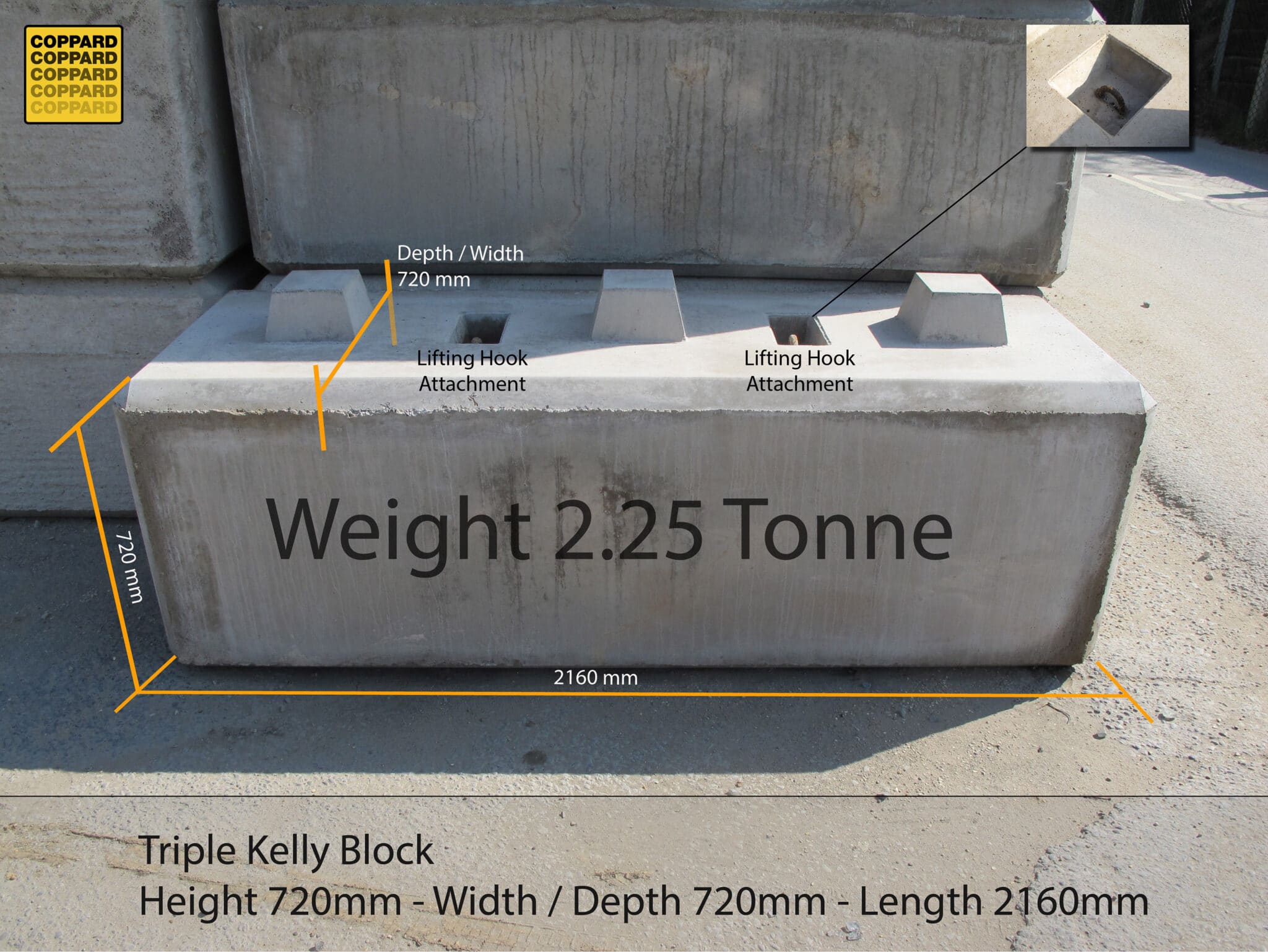 Concrete Blocks Kelly - Coppard Plant Hire Ltd